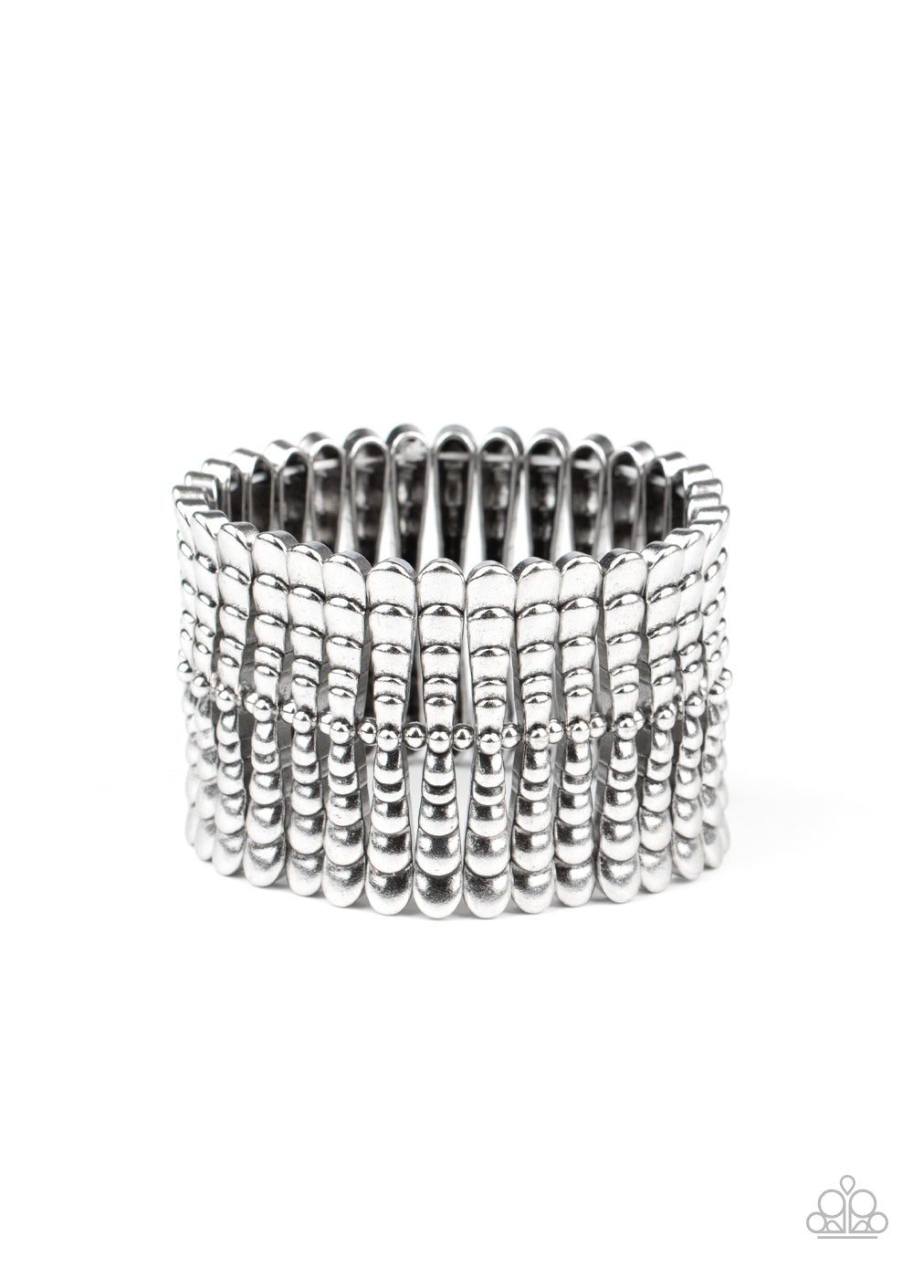 Level The Field - Silver Bracelet - Chic Jewelry Boutique | Chic ...